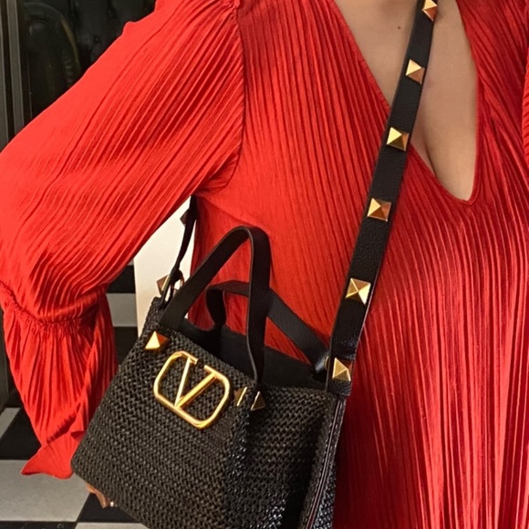 Valentino Garavani | Bags | Valentino Raffia Bag | Poshmark
